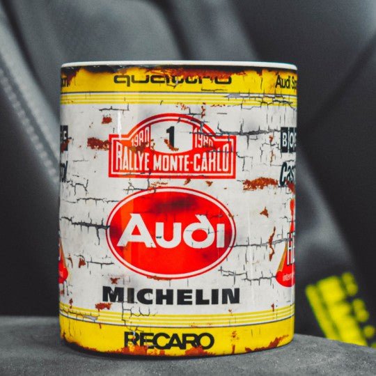 Audi Monte Carlo Mug - Classic Car Gifts for Enthusiasts – Vroom Classics